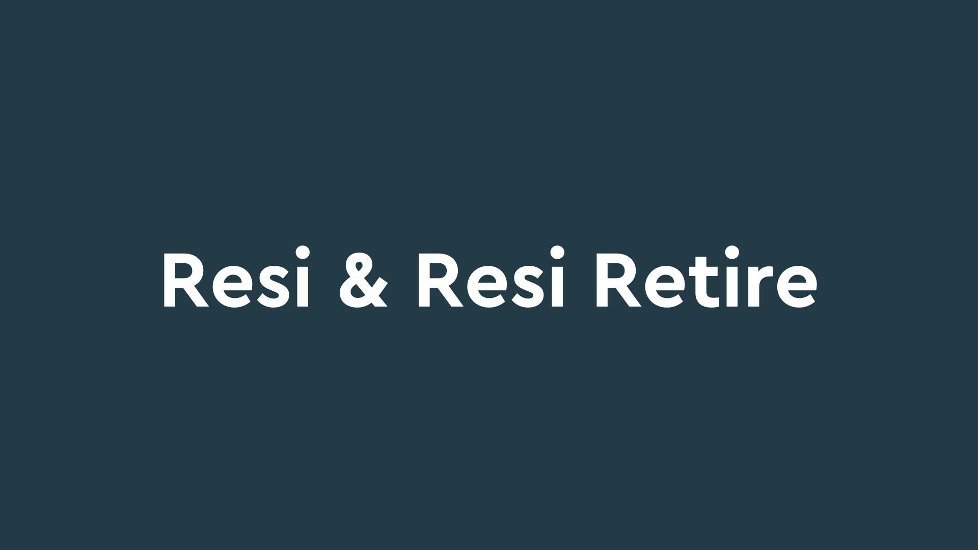 Hodge Introducing - Hodge Resi and Resi Retire - Hodge Bank